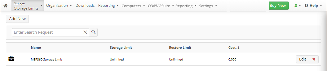 Storage Limit for Users Storage Limit for Users